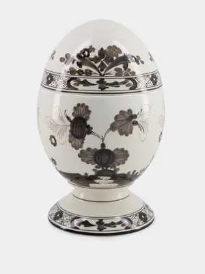 GINORI 1735 Egg Cup With Cover 21cm - White