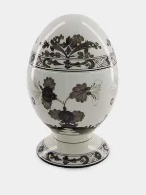 GINORI 1735 Egg Cup With Cover 21cm - White