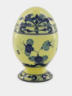 GINORI 1735 Egg Cup With Cover - Yellow
