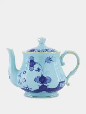 GINORI 1735 Teapot With Cover For 6 - Blue