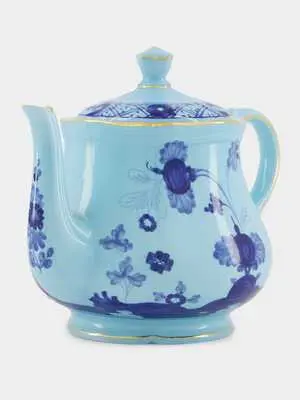 GINORI 1735 Teapot With Cover For 6 - Blue