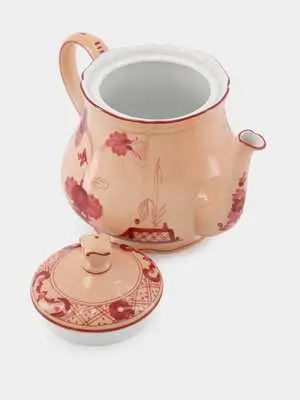 GINORI 1735 Oriente Italiano Vermiglio Teapot - Red