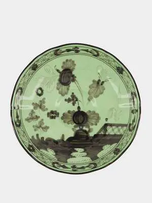 GINORI 1735 Oriente Italiano Bario Coffee Saucer - Green