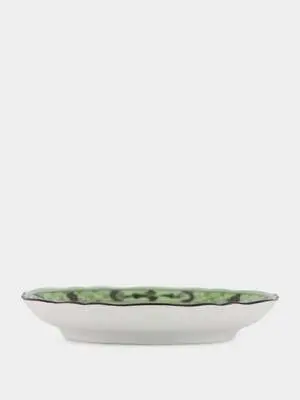 GINORI 1735 Oriente Italiano Bario Coffee Saucer - Green