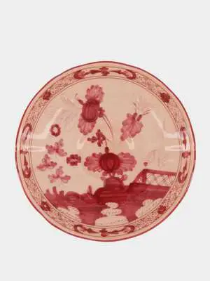 GINORI 1735 Oriente Italiano Vermiglio Coffee Saucer - Red