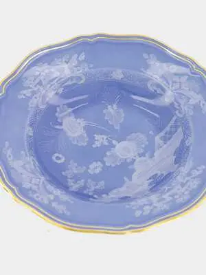 GINORI 1735 Oriente Italiano Pervinca Soup/pasta Plate - Blue