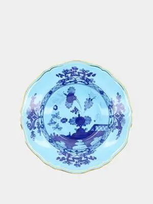 GINORI 1735 Oriente Italiano Iris Soup/pasta Plate - Blue