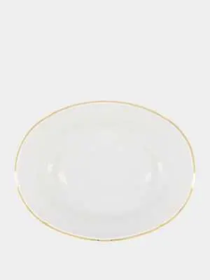 GINORI 1735 Oval Salad Bowl - Pink