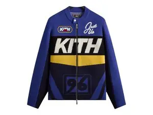 Kith Knit Moto Full Zip Jacket - Current