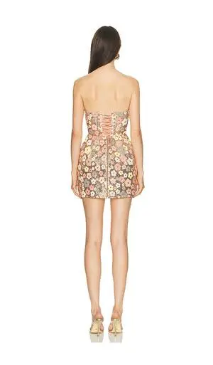 BRONX BANCO Jasmine Maraya Strapless Mini Dress