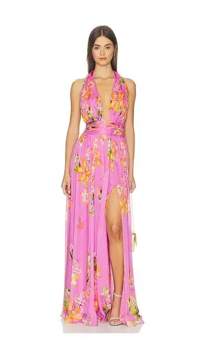 Rococo Sand Halterneck Maxi Dress