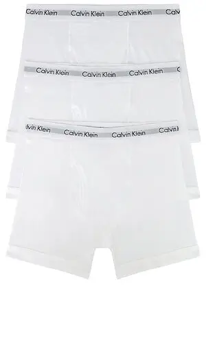 Calvin Klein Boxer Brief 3 Piece Set - White