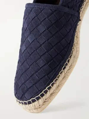 CastaÑer Porto Woven Suede Espadrilles - Blue