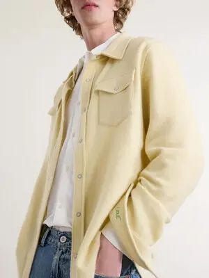 GOD'S TRUE CASHMERE Daffodil Cashmere Shirt
