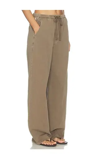 Citizens Of Humanity Aurora Wide Leg Pull-on Pants - Cocoa