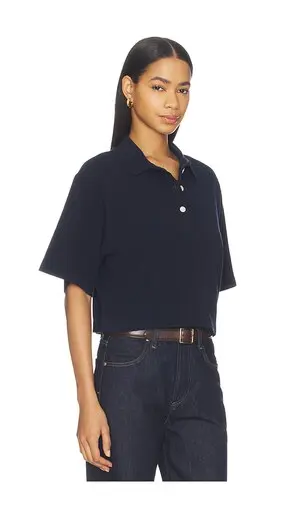 Citizens Of Humanity Lowen Cropped Polo Shirt