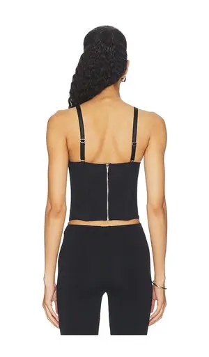 FLEUR DU MAL Topstitch Bebe Bra Bustier Top
