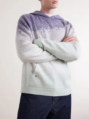 GOD'S TRUE CASHMERE Ombré Hoodie