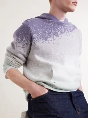 GOD'S TRUE CASHMERE Ombré Hoodie