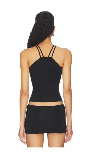 1XBLUE Spiral Strap Tank Top