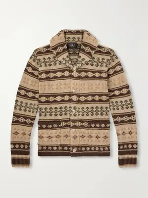 Ralph Lauren Shawl Collar Jacquard Cardigan