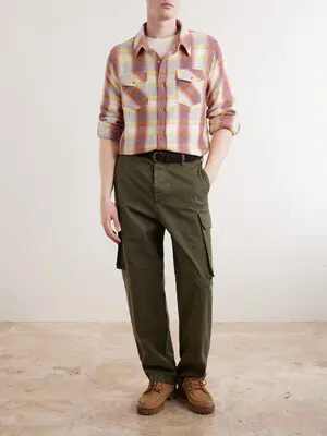 GOD'S TRUE CASHMERE Checked Cashmere Shirt