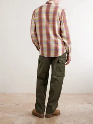 GOD'S TRUE CASHMERE Checked Cashmere Shirt