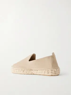 MORJAS Suede Espadrilles - Beige