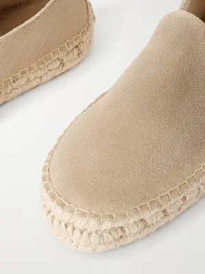 MORJAS Suede Espadrilles - Beige