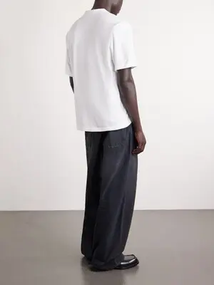 Balenciaga Oversized Printed Cotton-jersey T-shirt