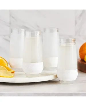 HOST Champagne Freeze Cooling Cup, Set Of 4