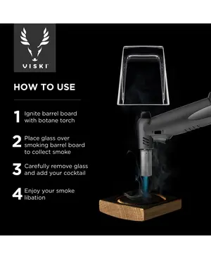 VISKI Barrel Board Smoking Kit