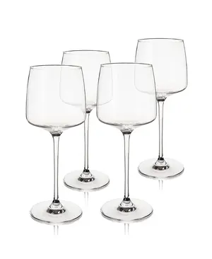 VISKI Reserve Julien Crystal Chardonnay Glasses, Set Of 4 - Clear