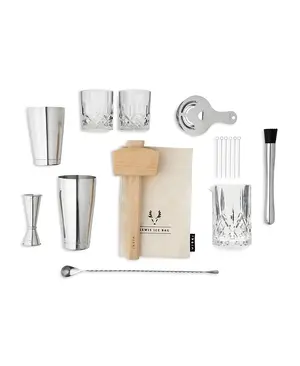 VISKI 17-piece Barware Set In Stainless Steel - Silver
