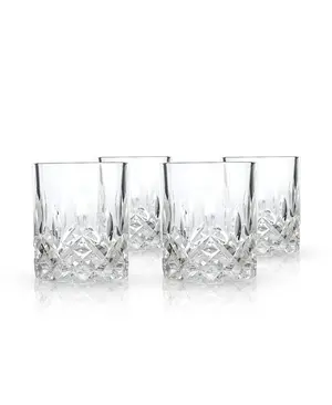VISKI Admiral Crystal Tumblers, Set Of 4 - Clear