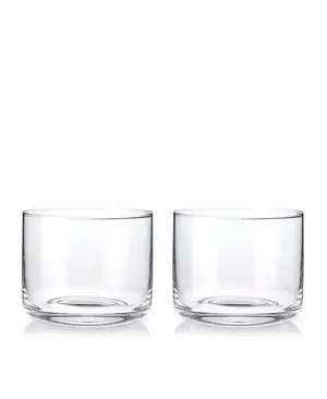 VISKI Raye Crystal Negroni Glasses, Set Of 2 - Clear