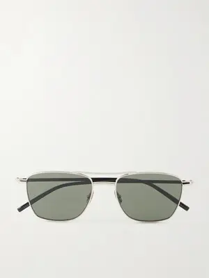 Saint Laurent Aviator-style Sunglasses - Silver