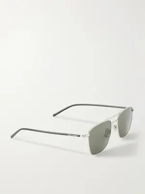 Saint Laurent Aviator-style Sunglasses - Silver