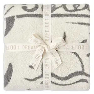 Barefoot Dreams Cozychic Le Soleil Printed Throw Blanket