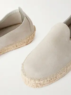 MORJAS Suede Espadrilles - Gray