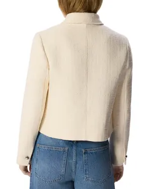 Whistles Cropped Boucle Jacket