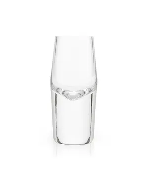 VISKI Raye Crystal Heavy Base Shot Glasses, Set Of 2 - Clear