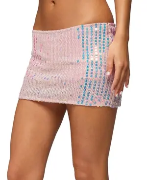EDIKTED Sequin Mini Skort