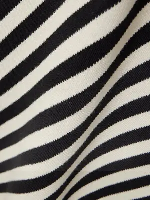 Posse Darcy Striped Pima Cotton Midi Skirt - Multi