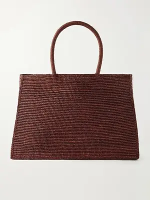 LIÉ STUDIO The Charlotte Raffia Tote Bag - Brown