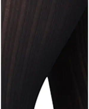 Swedish Stockings Alma Rib Tights - Black