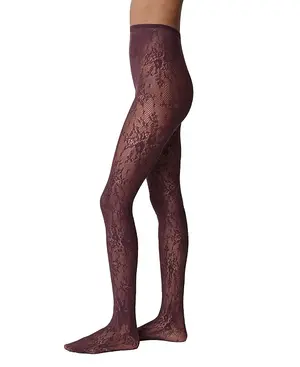 Swedish Stockings Rosa Lace Tights - Huckleberry