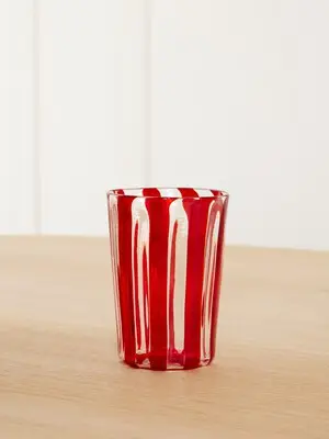 LAGUNA~B Berlingot Large Glass - Red