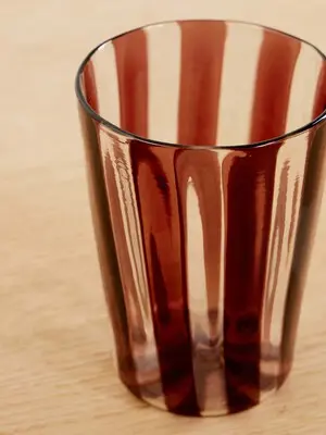LAGUNA~B Berlingot Large Murano Glass Tumbler