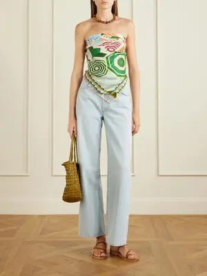 CRISTIANO MARCHELI Alessandra Printed Silk-twill Scarf